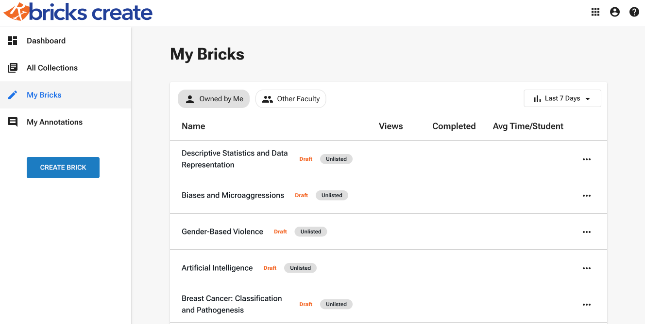 Bricks Create for Students | Rx Bricks | USMLE-Rx